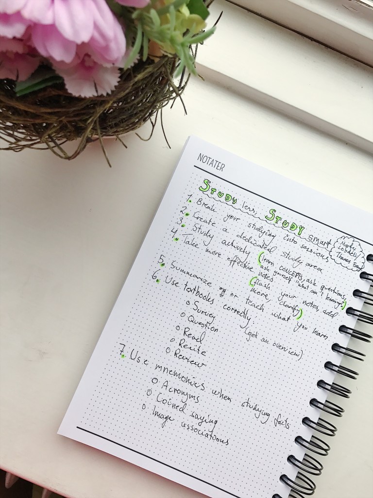 How I organize my study planner for college – Career material